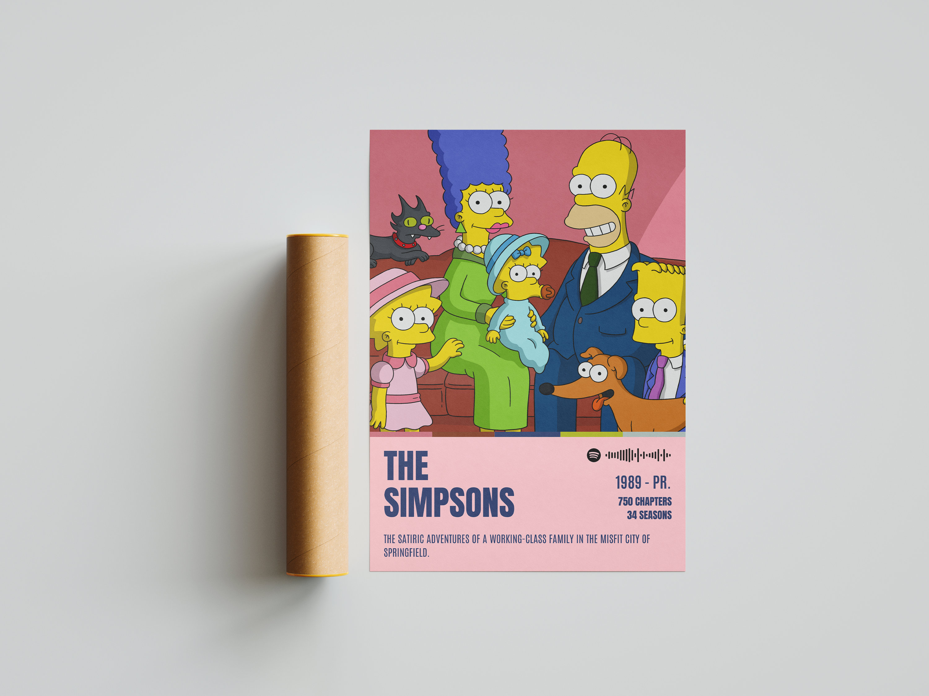 The Simpsons Digital Printable Poster Wall Art A3 A4 A5 29.7 X 42.0 Cm ...