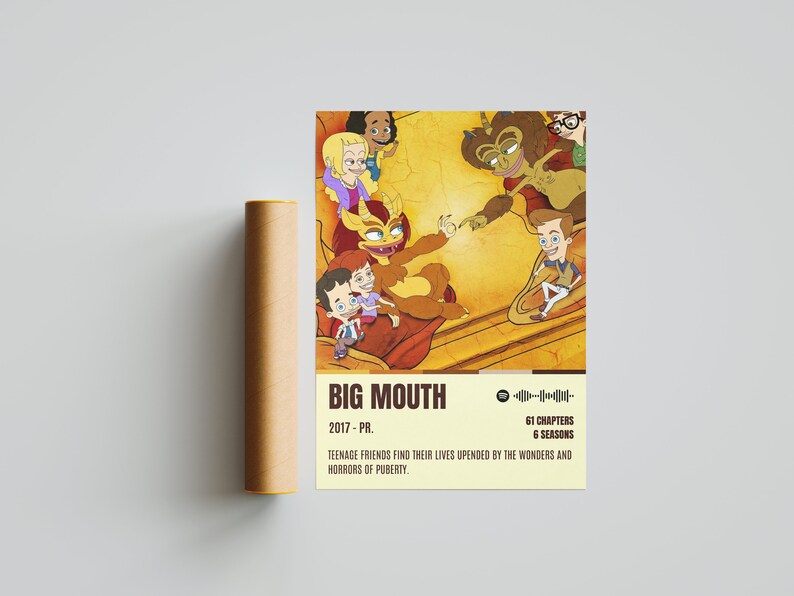 Big Mouth Poster Digital Printable Product - Wall Art - A3 - A4 - A5 ...