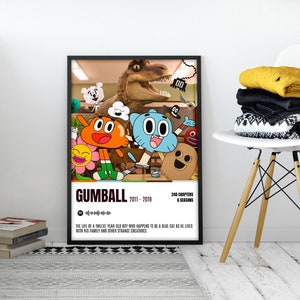 The Amazing World of Gumball Poster Digital Printable Product - Wall ...