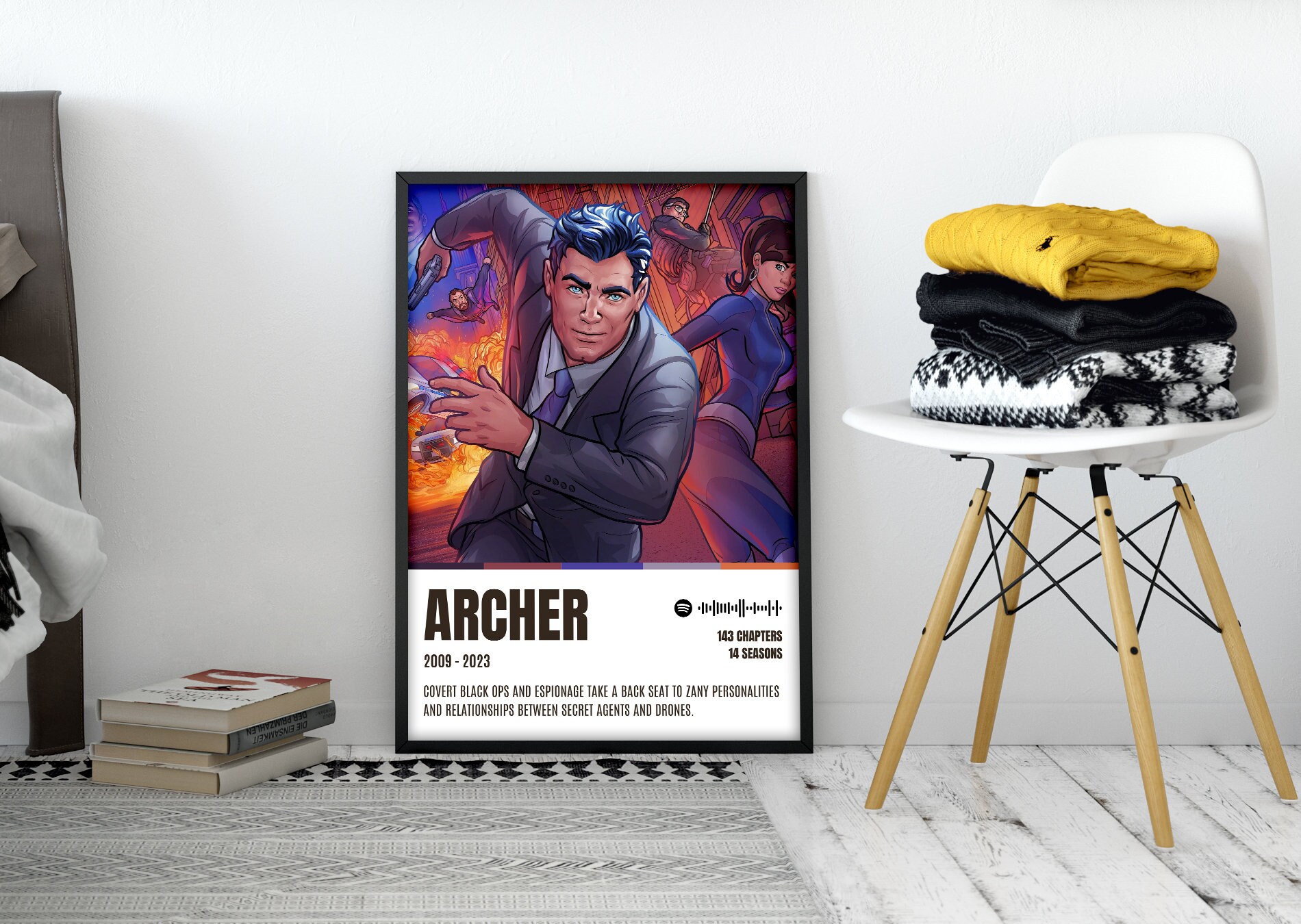 Archer Poster Digital Printable Product Wall Art A3 A4 - Etsy