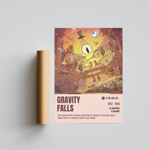 Gravity Falls Poster Digital Printable Product Wall Art A3 - Etsy UK