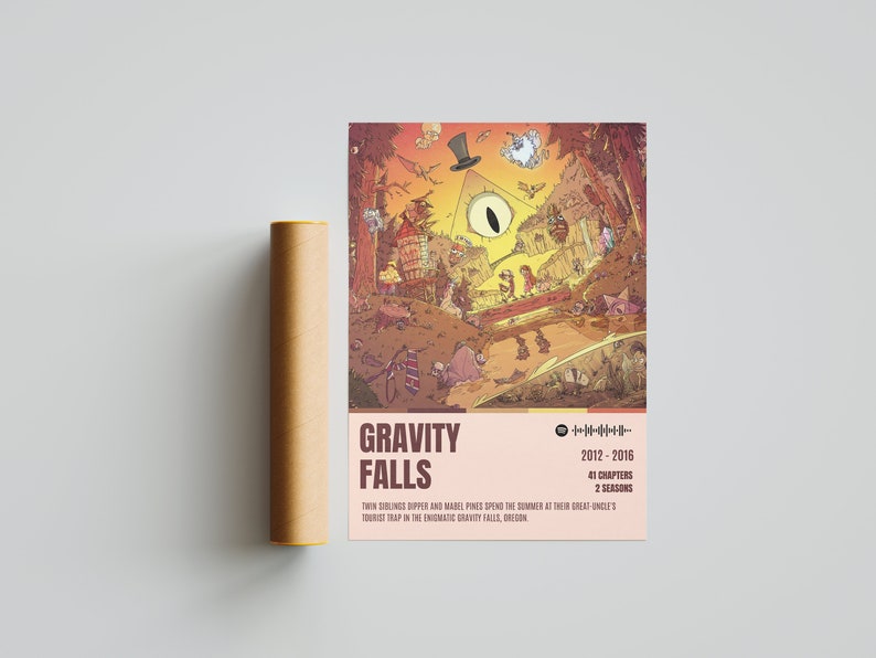 Gravity Falls Poster Digital Printable Product Wall Art A3 - Etsy UK