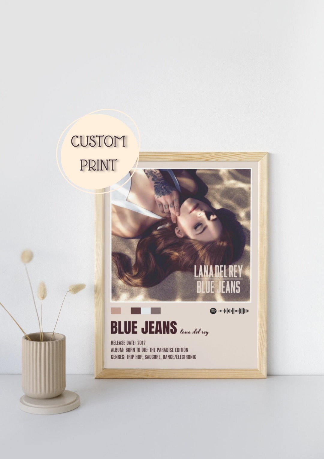 Digital Music Poster 1 Pc. Printable Custom Album Cover Poster ...