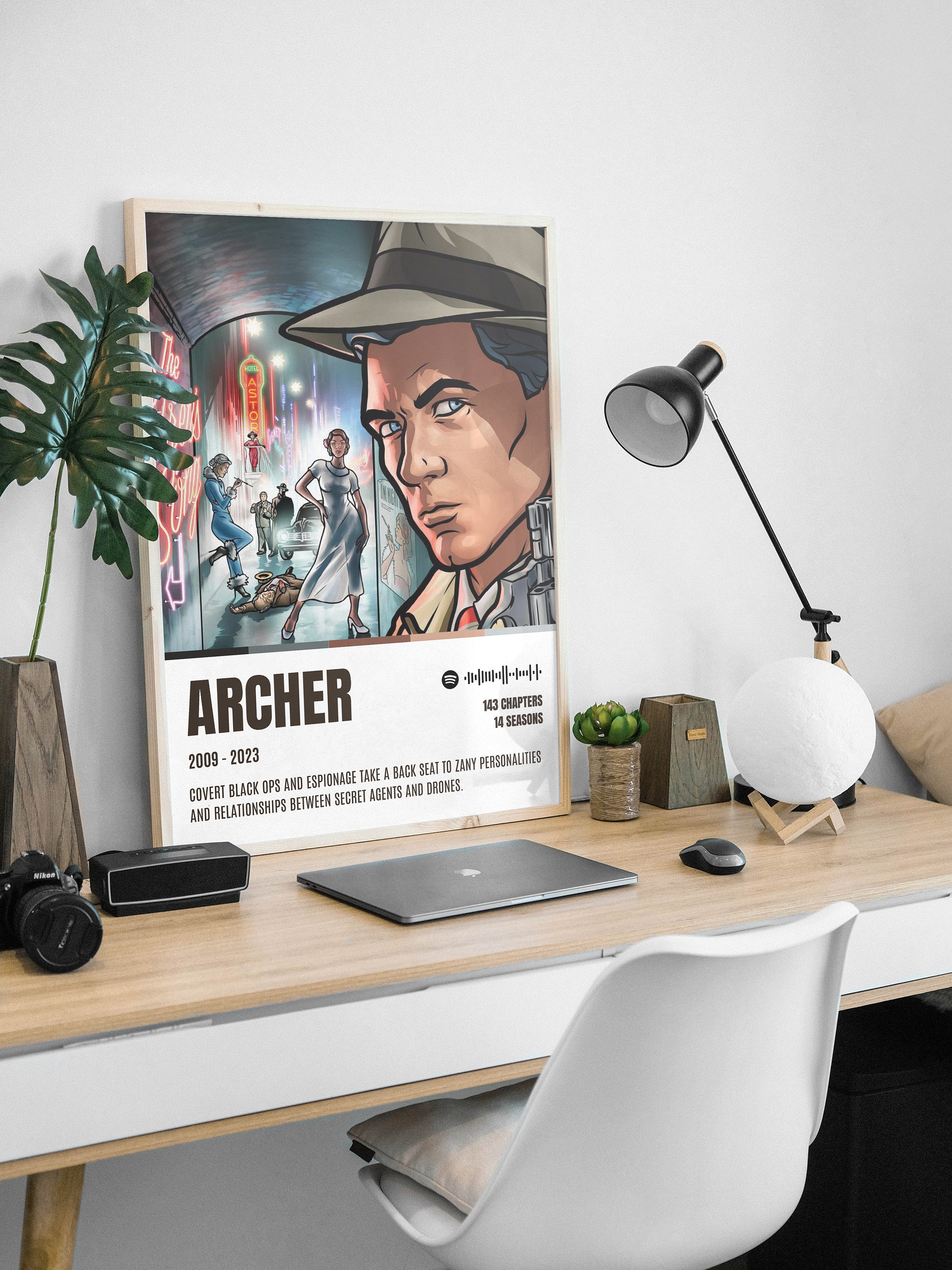 Archer Poster Digital Printable Product - Wall Art - A3 - A4 - A5 - 29. ...