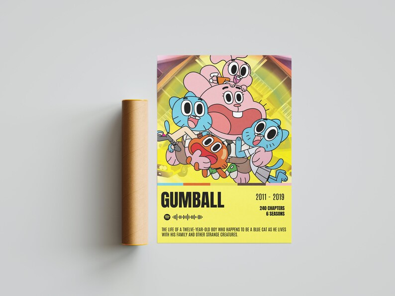 The Amazing World of Gumball Poster Digital Printable Product - Wall ...