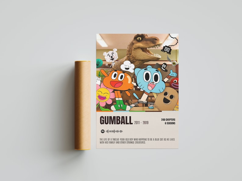 The Amazing World of Gumball Poster Digital Printable Product - Wall ...