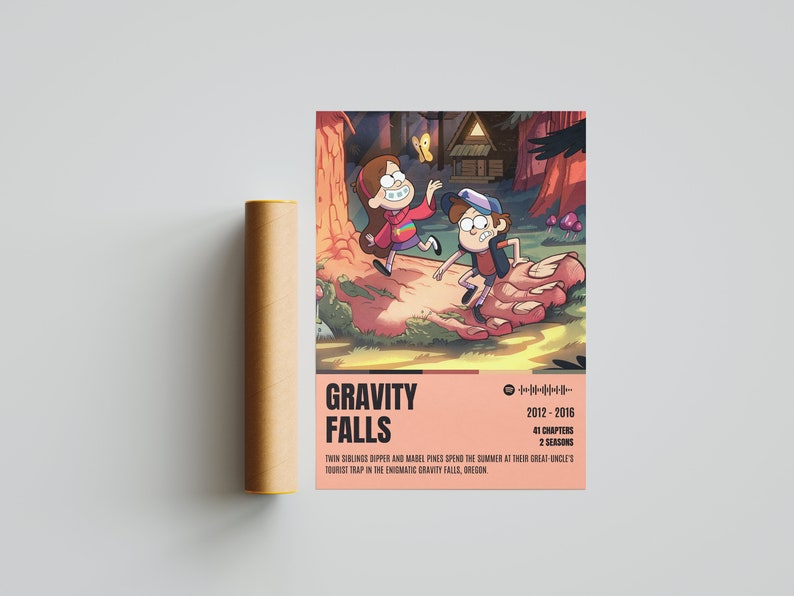 Gravity Falls Poster Digital Printable Product Wall Art A3 - Etsy Australia