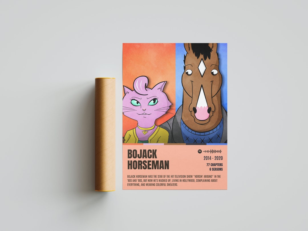 Bojack Horseman 3 Pcs. Digital Printable Poster - Wall Art - A3 - A4 ...