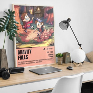 Gravity Falls Poster Digital Printable Product Wall Art A3 A4 A5 29.7 X ...