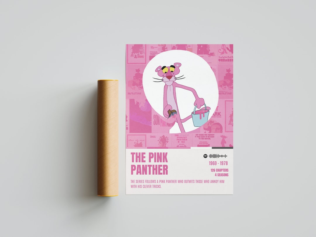 The Pink Panther Poster Digital Printable Product Wall Art A3 A4 A5 29. ...