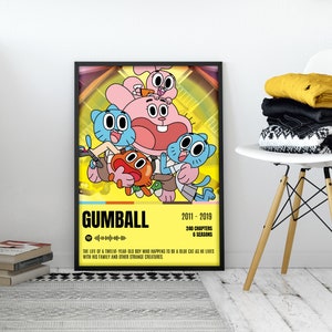 The Amazing World of Gumball Poster Digital Printable Product - Wall ...