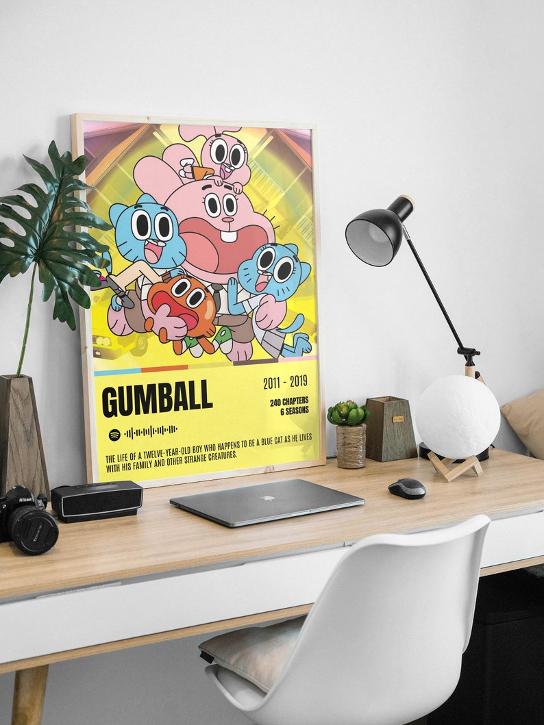 The Amazing World of Gumball Poster Digital Printable Product - Wall ...