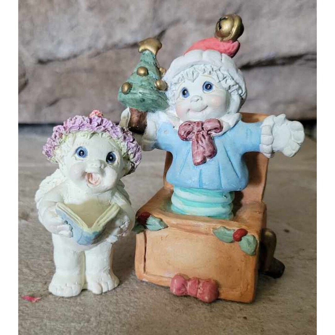 Vintage Dreamsicles 1999 Lot of 2 Cherubs Singing & Jack in the Box ...