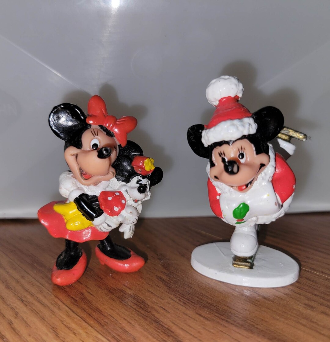 Vintage Applause Walt Disney Minnie Mouse Miniature Figurines Lot of 2 ...