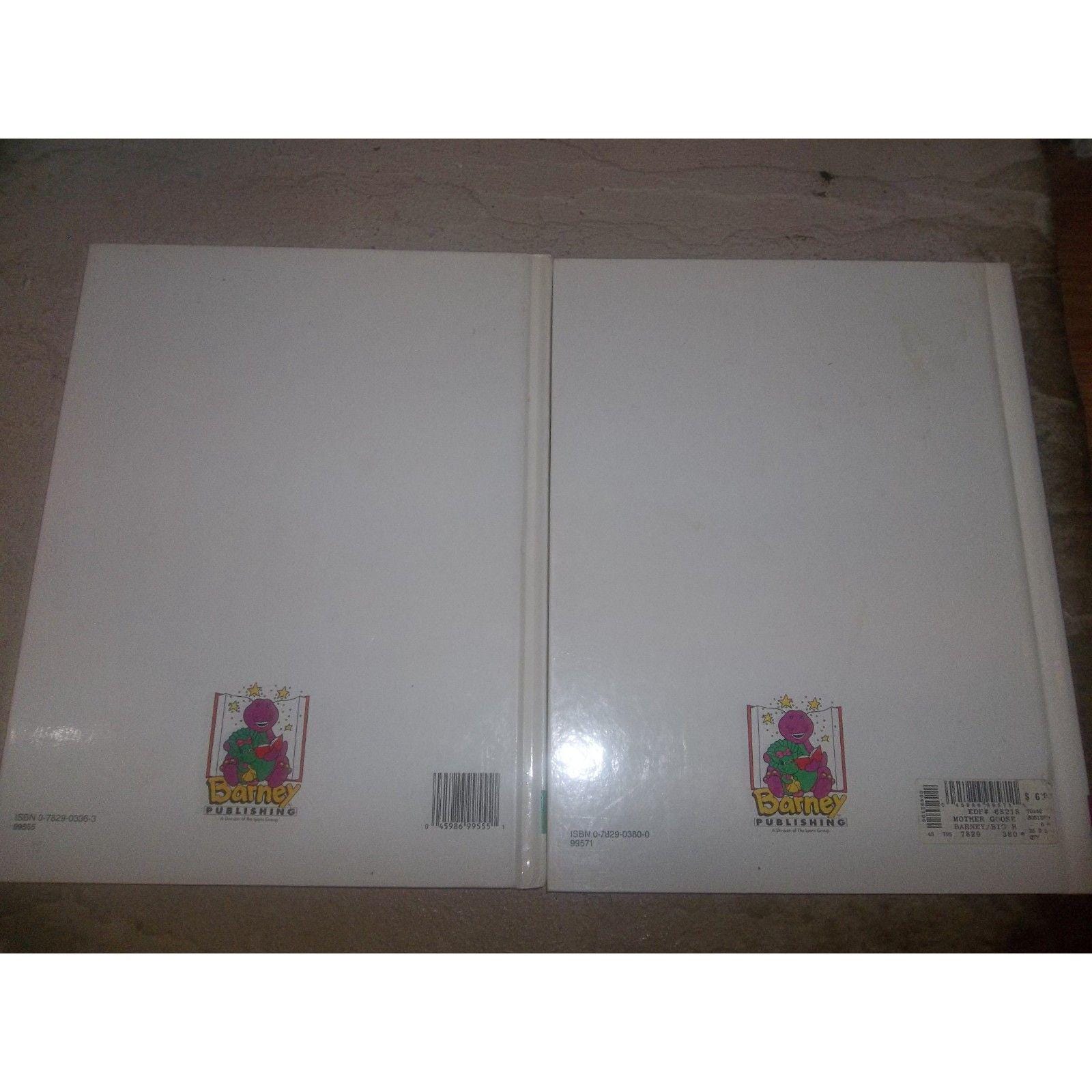 1993 Barney's Favorite Mother Goose Rhymes Volume 1 and 2 Children's ...