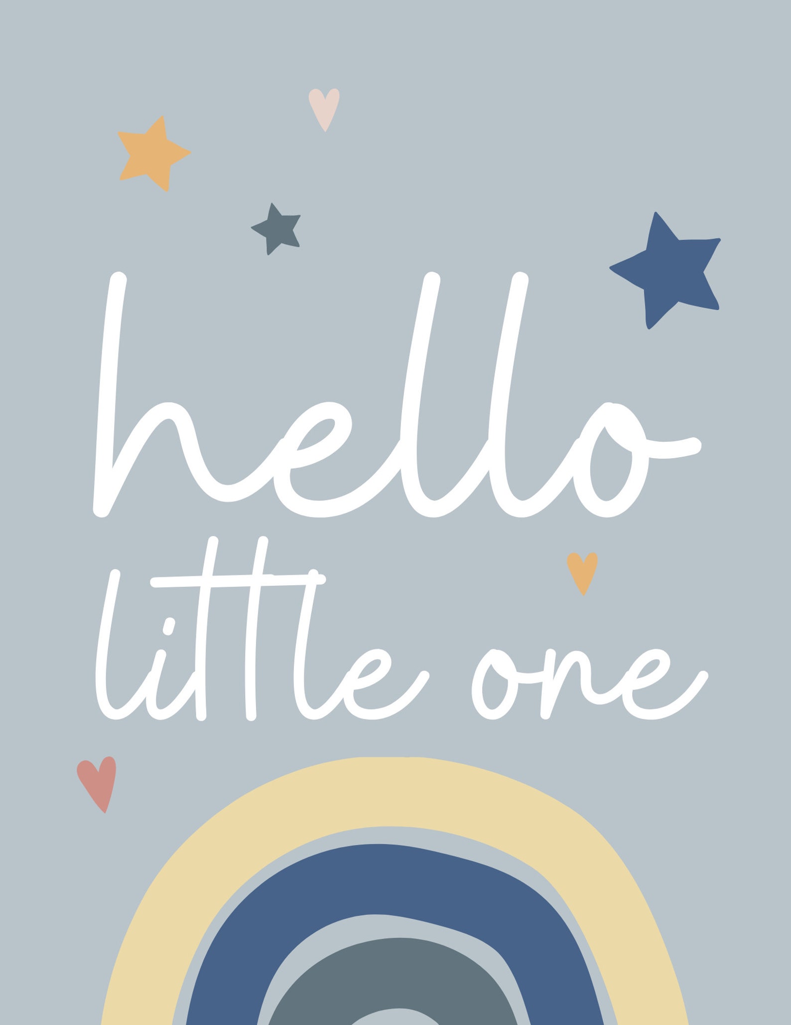 Hello Little One PRINTABLE Art: Nursery Decor - Etsy