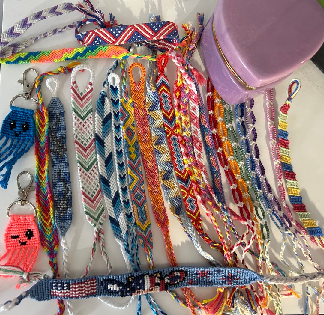 Custom Hand Crafted Friendship Bracelets - Etsy