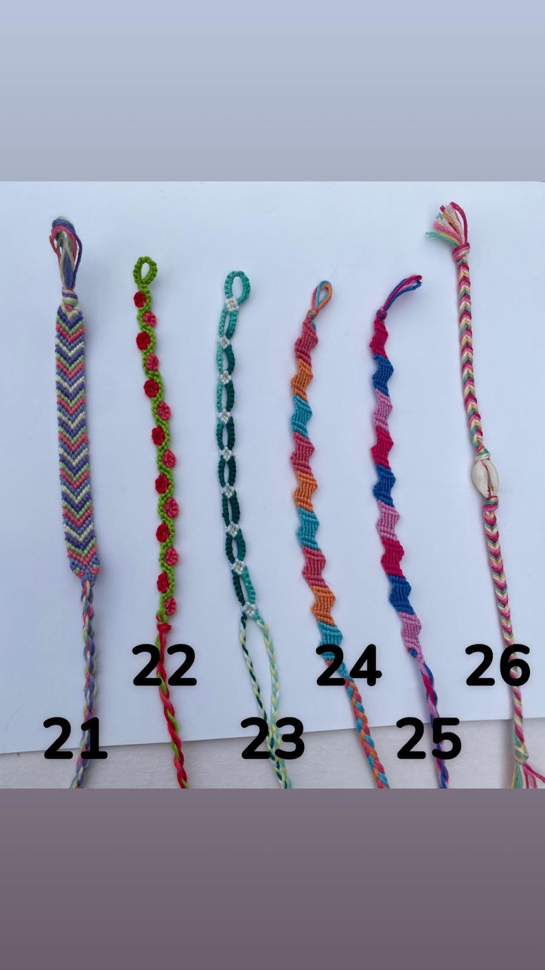 Friendship Bracelets | Hand Woven Bracelets | Handmade | Adjustable ...