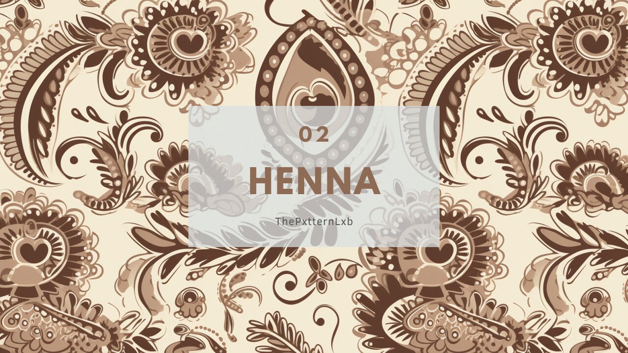 Henna Pattern Background