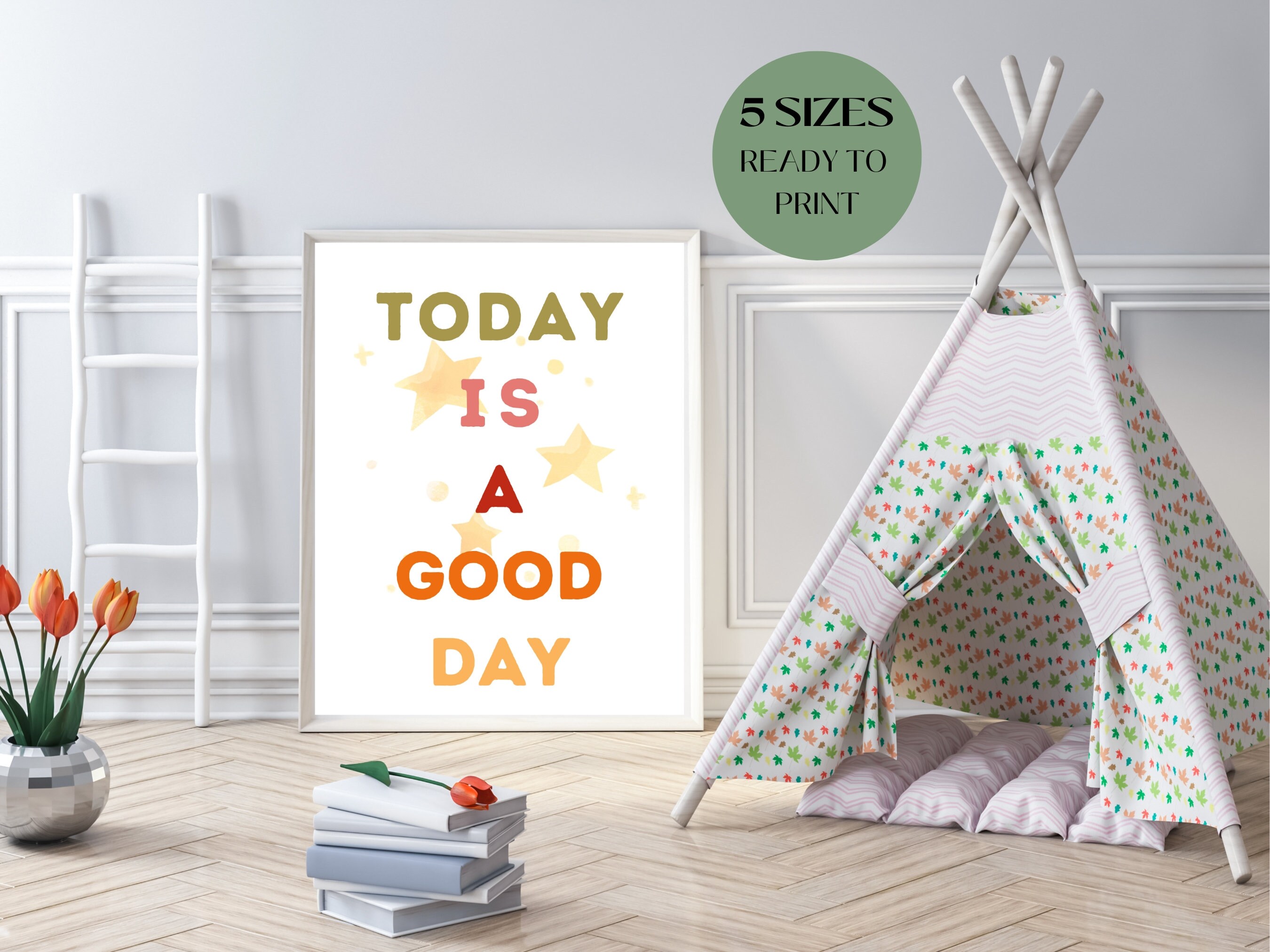 Printable Motivational Poster for Kids 'today is a Good - Etsy