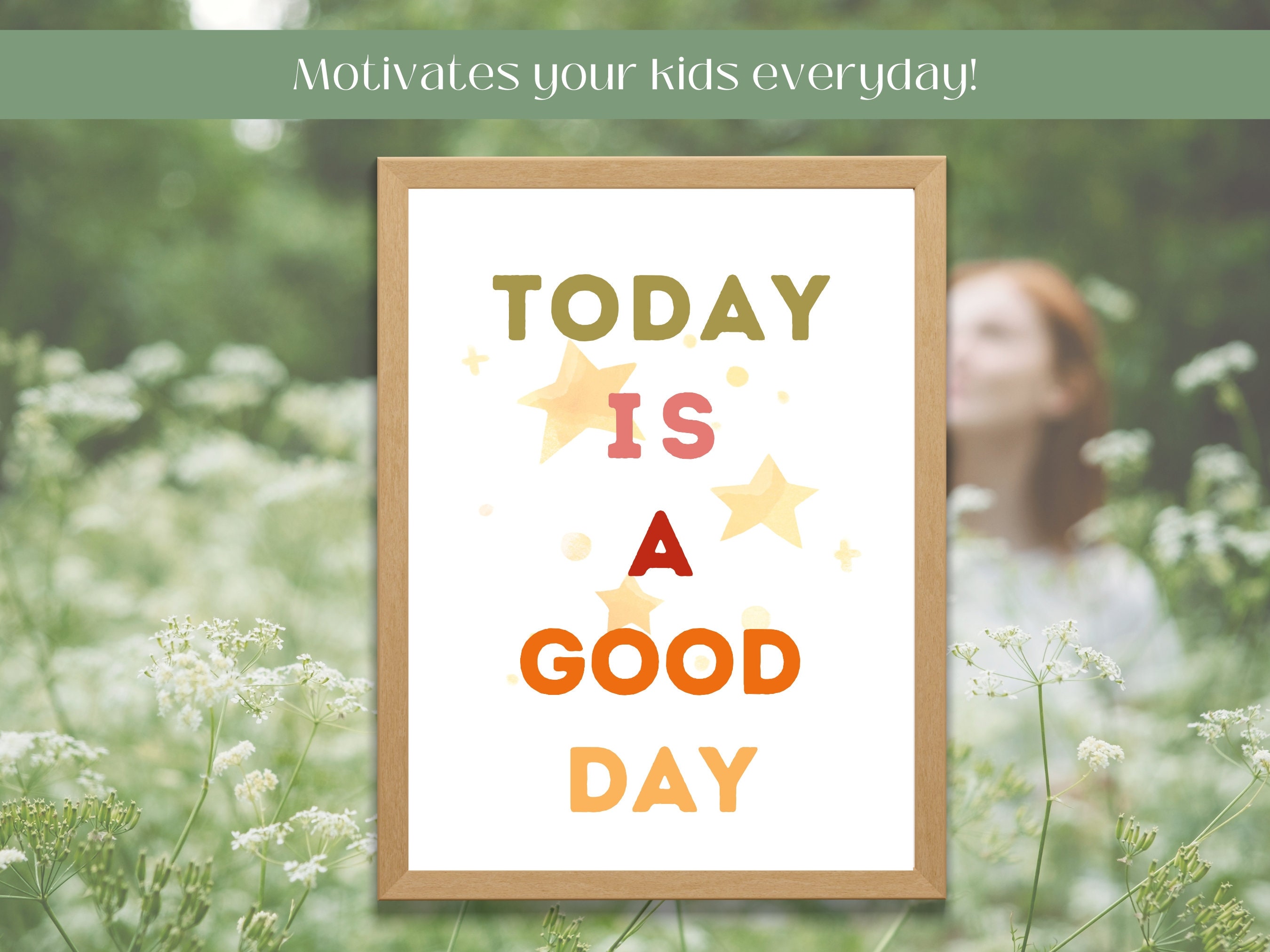 Printable Motivational Poster for Kids 'today is a Good - Etsy