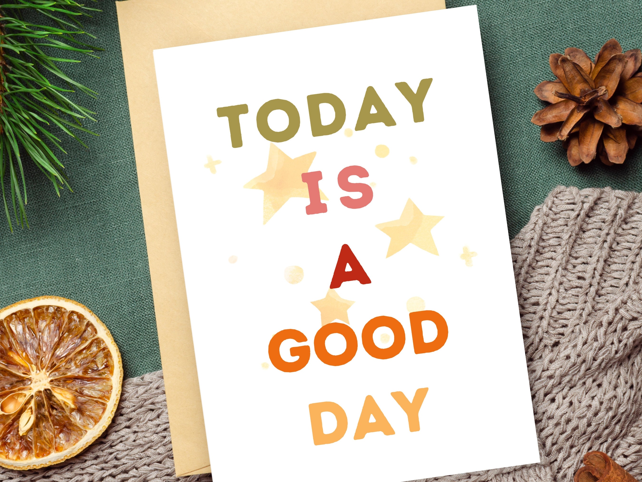 Printable Motivational Poster for Kids 'today is a Good - Etsy