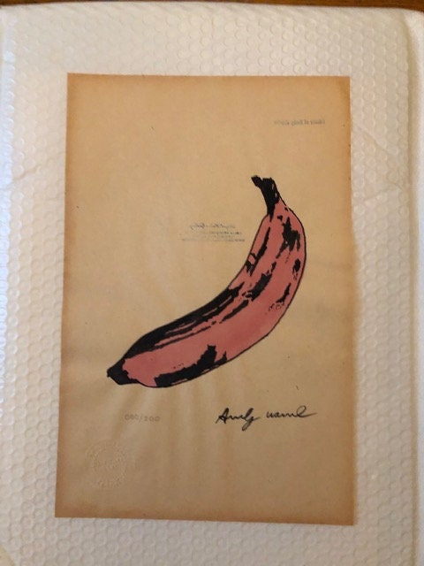 ANDY WARHOL ORIGINAL Hand Painted Signed Acrylic on Paper - Etsy