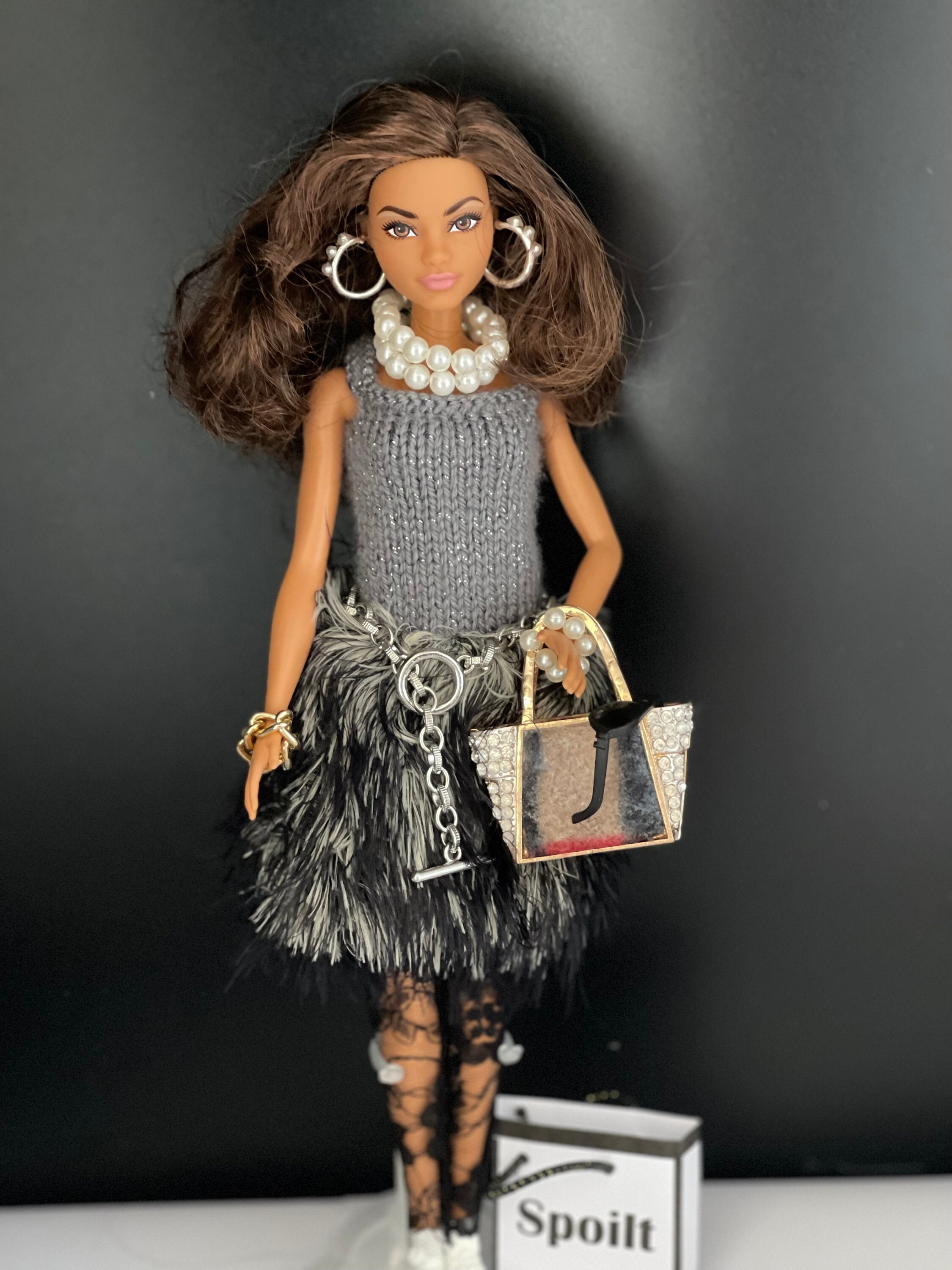 Fashion Doll Dressed in Handmade Designed Clothes Custom Accessories ...