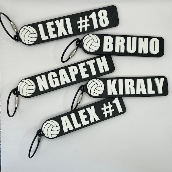 Volleyball Keychains - Etsy