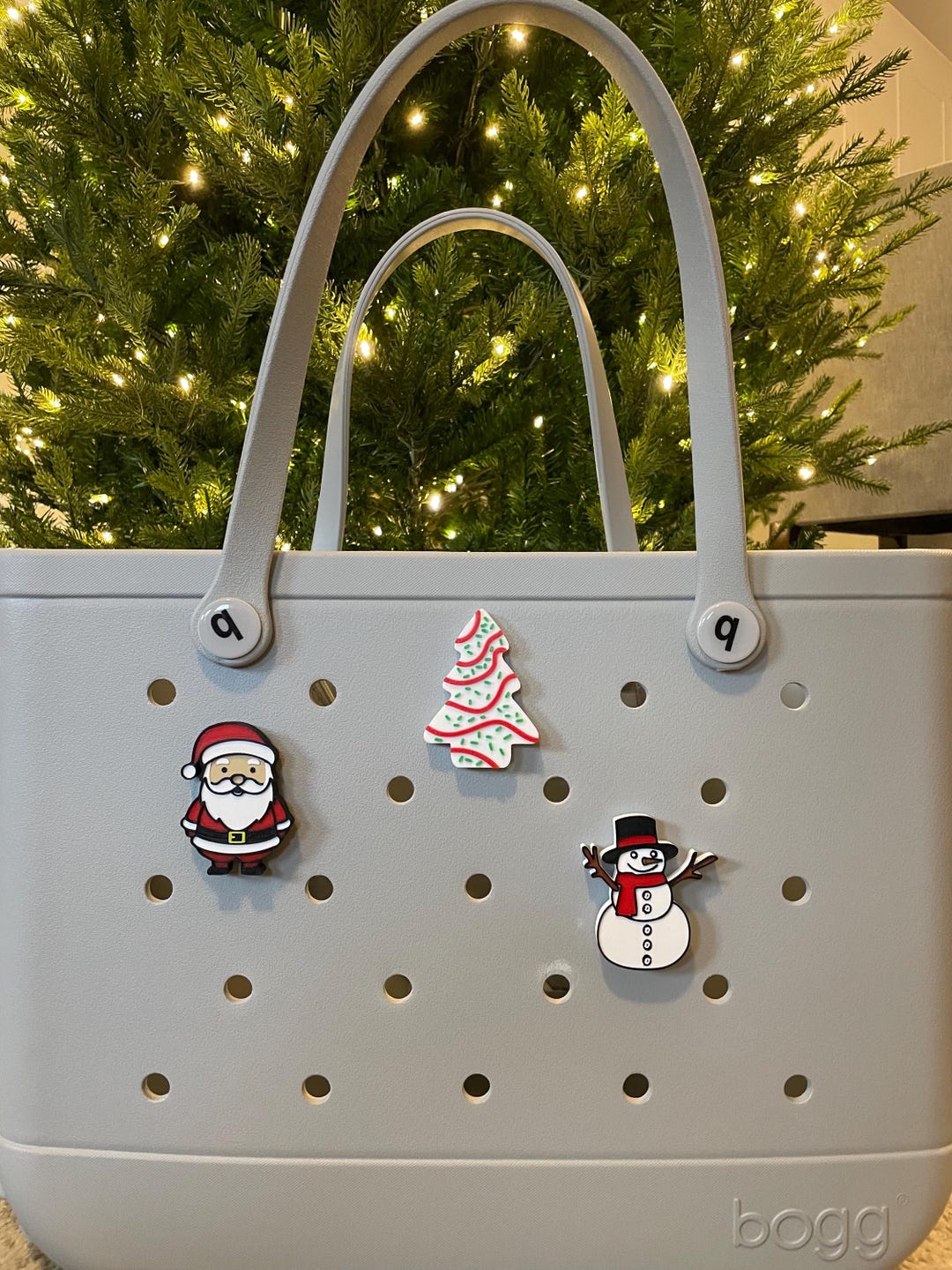 Christmas Bogg Bag Charms, Holiday Bogg Bag, Bogg Bag Accessories ...