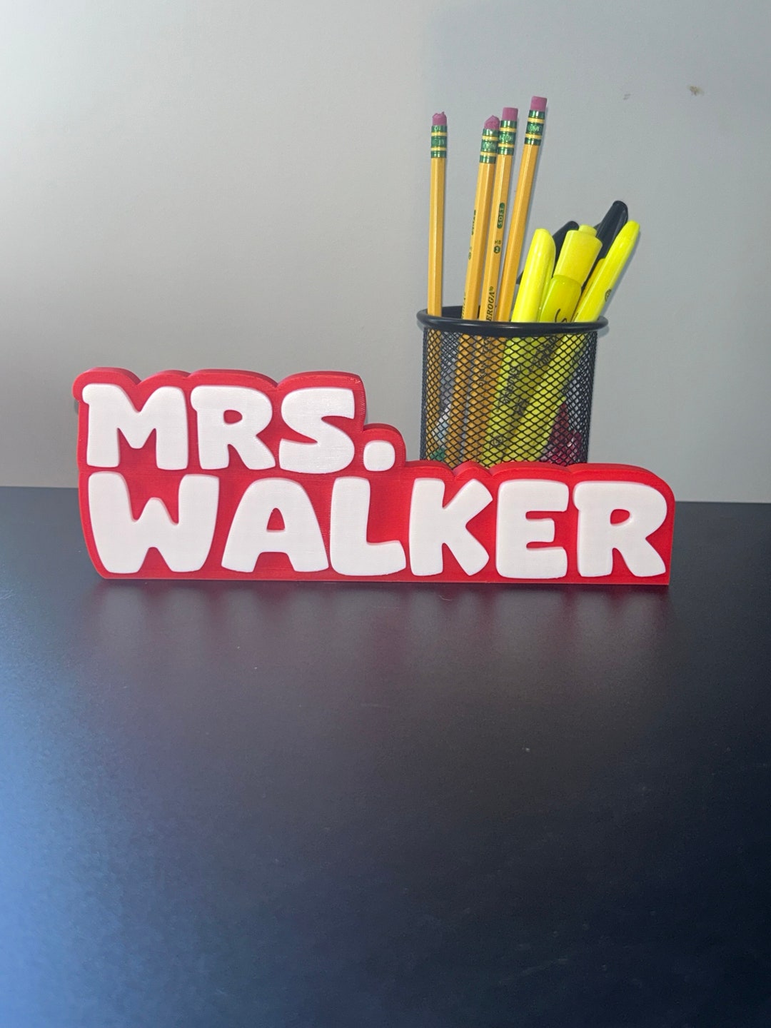 Teacher Name Block, 3D Teacher Name, Personalized Name Block, Custom ...
