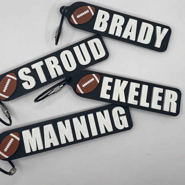 Football Keychain (Just for you!) - Etsy