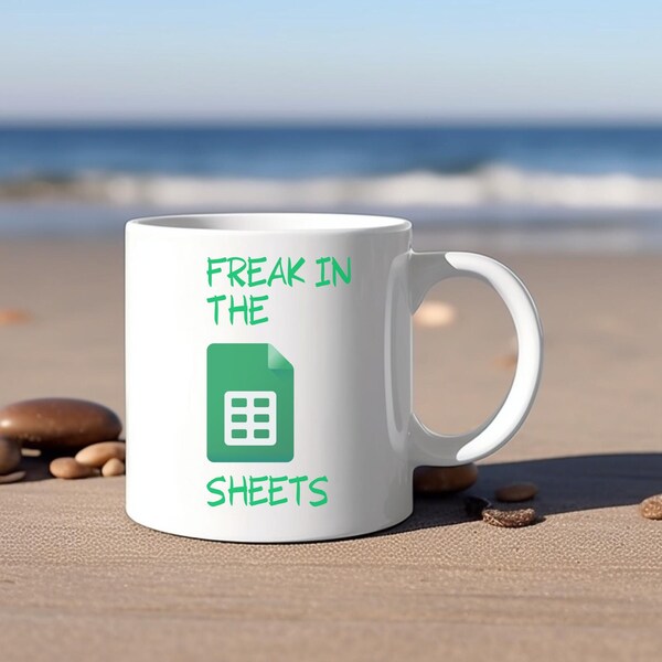 Freak in the Sheets Excel Mug - Etsy