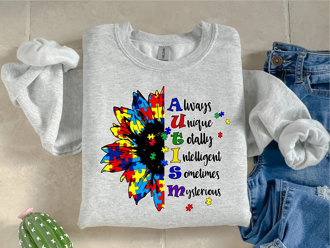 Autism Awareness Expression Definition Sweatshirt in Support, Autism ...