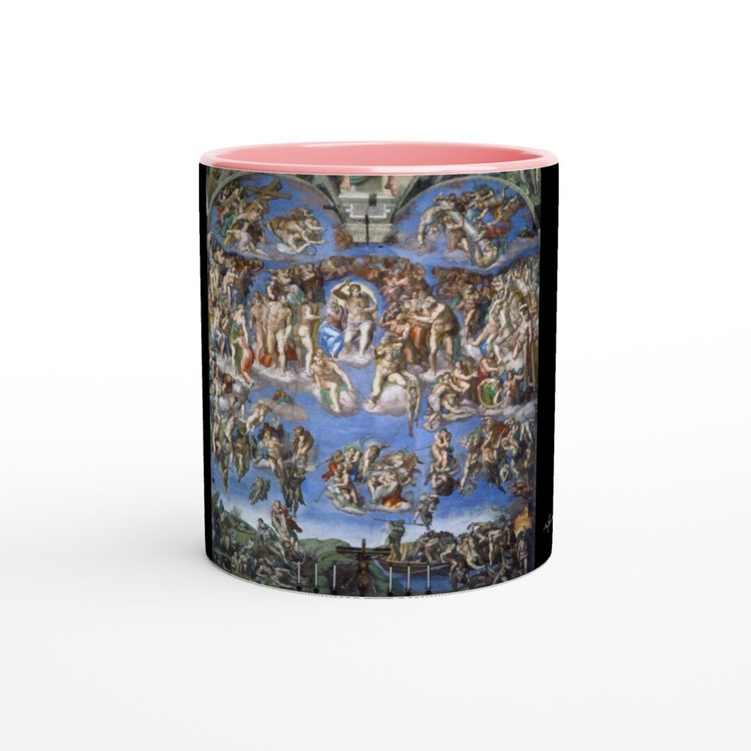 Michelangelo Buonarroti - the Last Judgment, Ceramic Cup/mugs, Colored ...