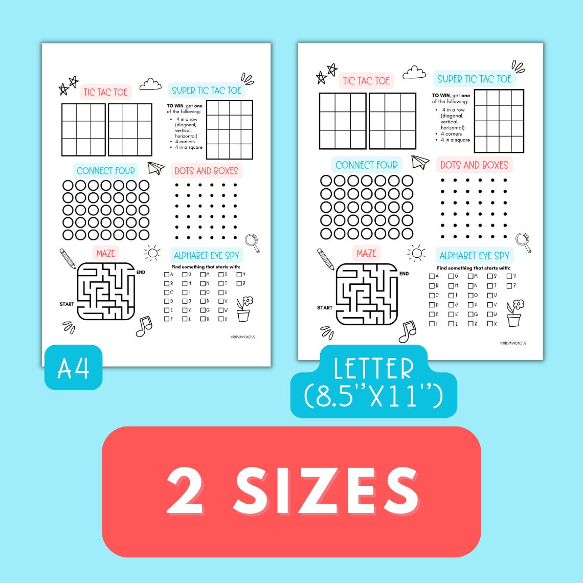 Kids Activity Printable Instant Download Children Coloring and ...