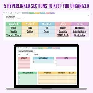 Colorful Template for Onenote Work or School | Daily, Weekly, Yearly ...