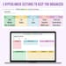 Colorful Template for Onenote Work or School | Daily, Weekly, Yearly ...