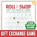 Christmas Gift Exchange Game Printable, Left Right Christmas Game ...