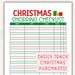 Christmas Shopping Gift List Printable, Christmas Gift Budget Tracker ...