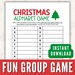 Christmas A-Z Game Printable, Fun Group Christmas Game, Family ...