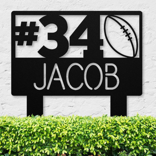 Football Yard Signs - Etsy