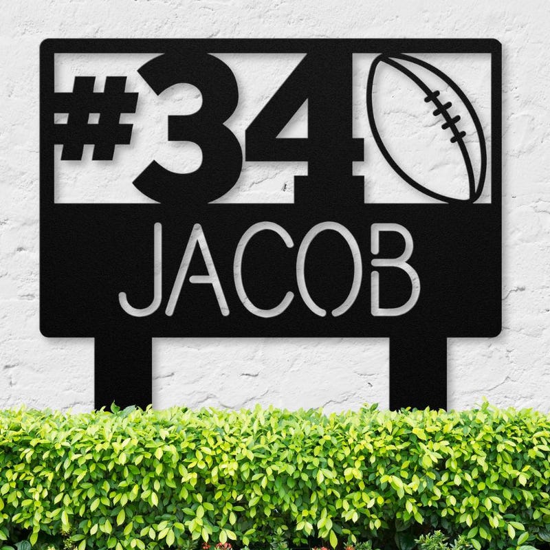 Football Yard Signs - Etsy