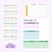 Colorful Template for Onenote Work or School | Daily, Weekly, Yearly ...