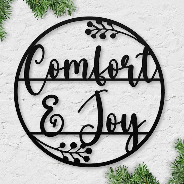 Joy Metal Sign - Etsy