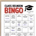Class Reunion Bingo Game Printable, School Reunion Icebreaker Game ...