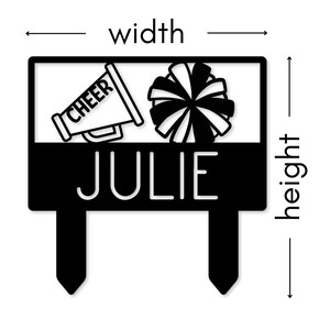 Custom Sports Yard Sign, Multiple Sports Athlete Personalized Metal ...