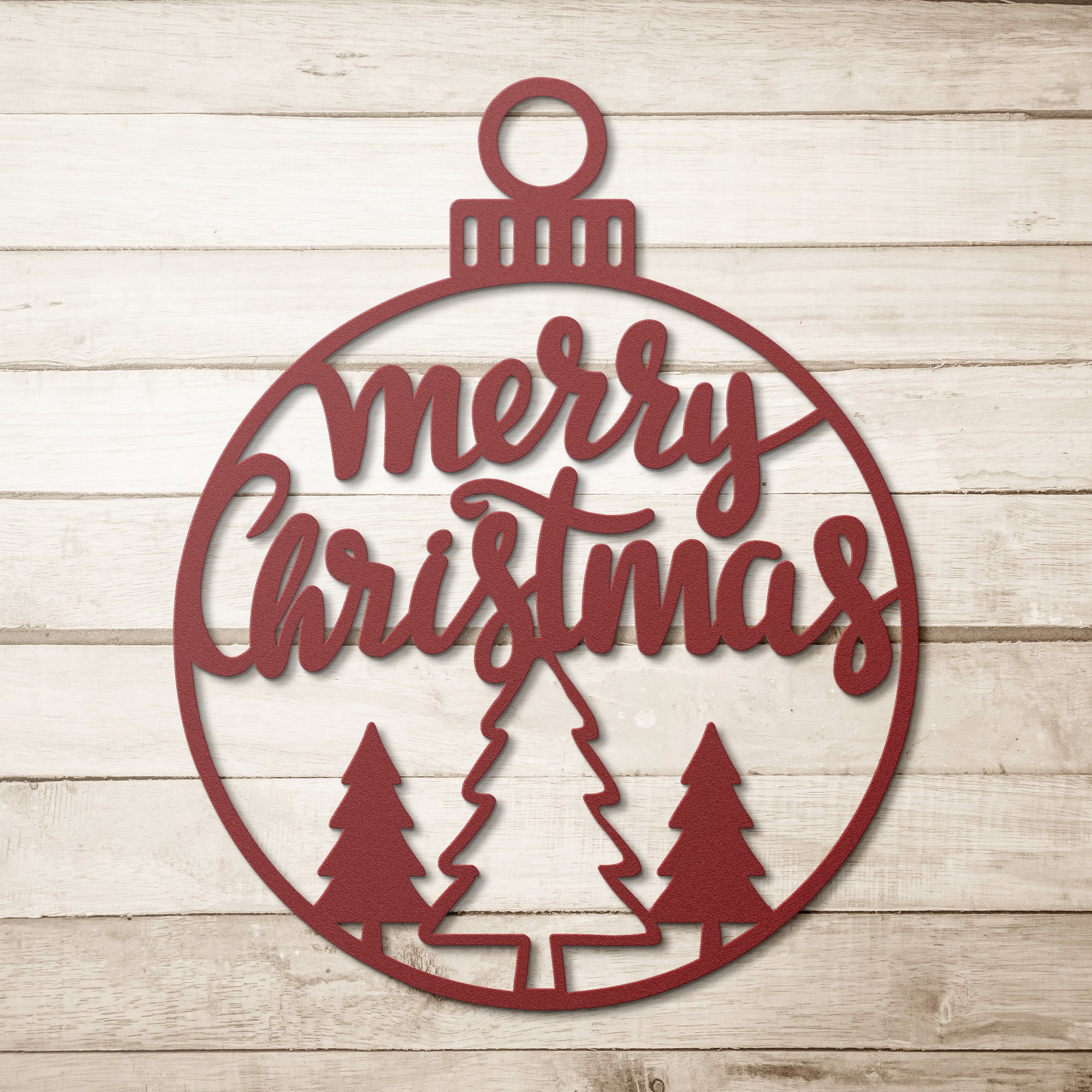 Christmas Tree Metal Wall Art | Merry Christmas Laser Cut Metal Wall ...