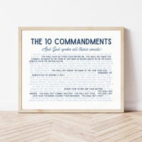 Ten Commandments SVG, Ten Commandments, Svg, Bible Svg, Clip Art, Cut ...