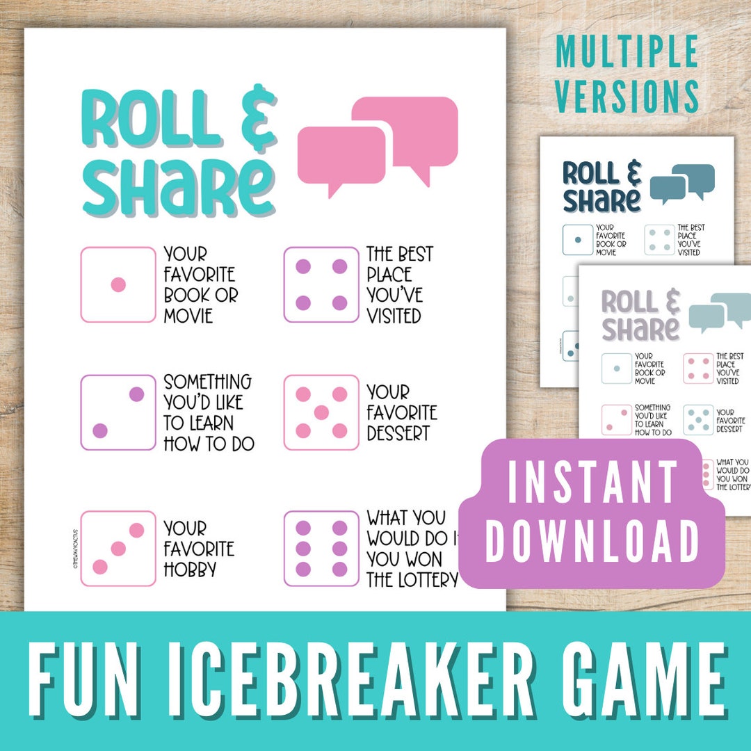 Fun Icebreaker Game Printable, Get to Know You Team Building Activity ...